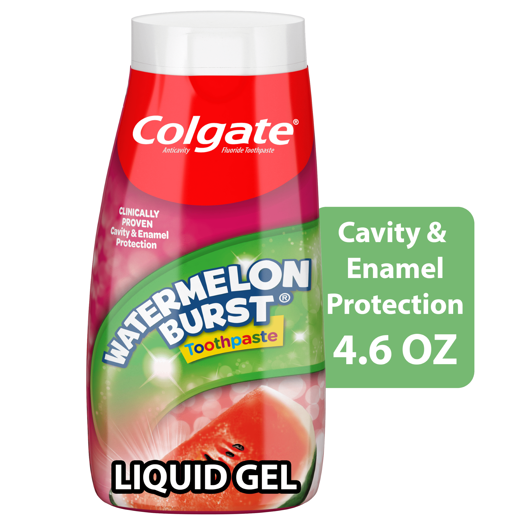 Colgate Children's Fluoride Toothpaste, Cavity Protection, Watermelon ...