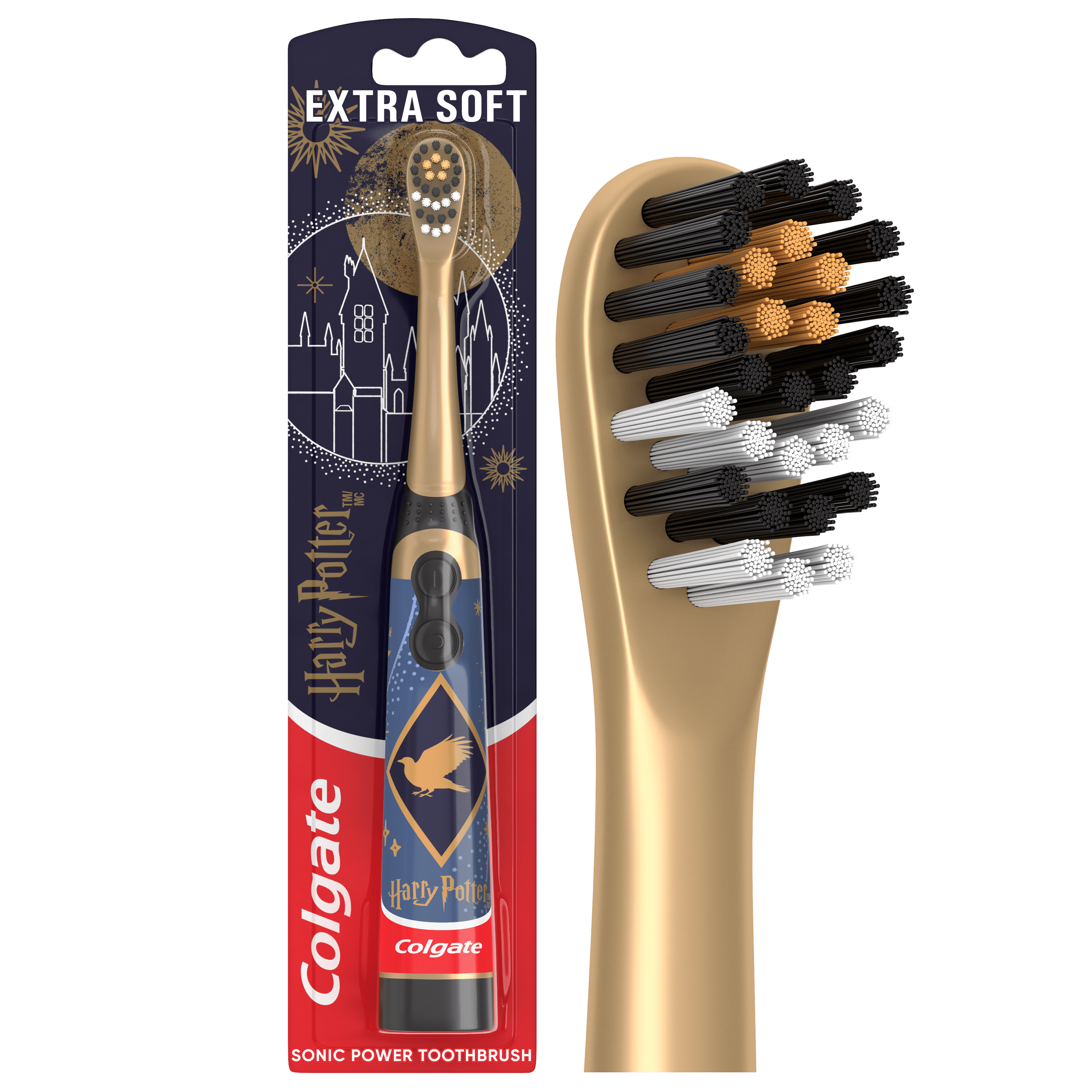 Colgate Harry Potter Ravenclaw Kids Battery Toothbrush, Extra Soft, 1 ...