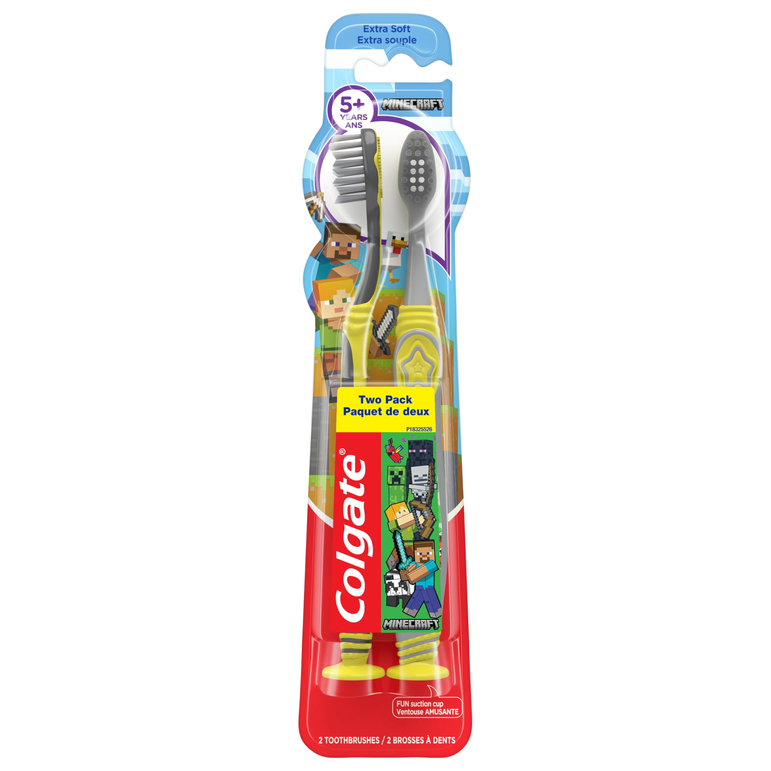 Colgate Kids Manual Minecraft Toothbrush, 2 Ct - Walmart.com
