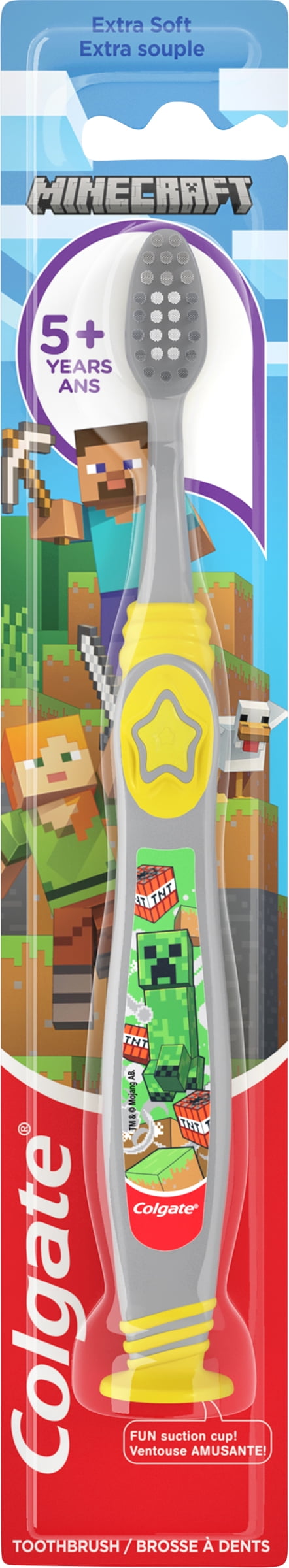 Colgate Kids Manual Minecraft Toothbrush - Walmart.com