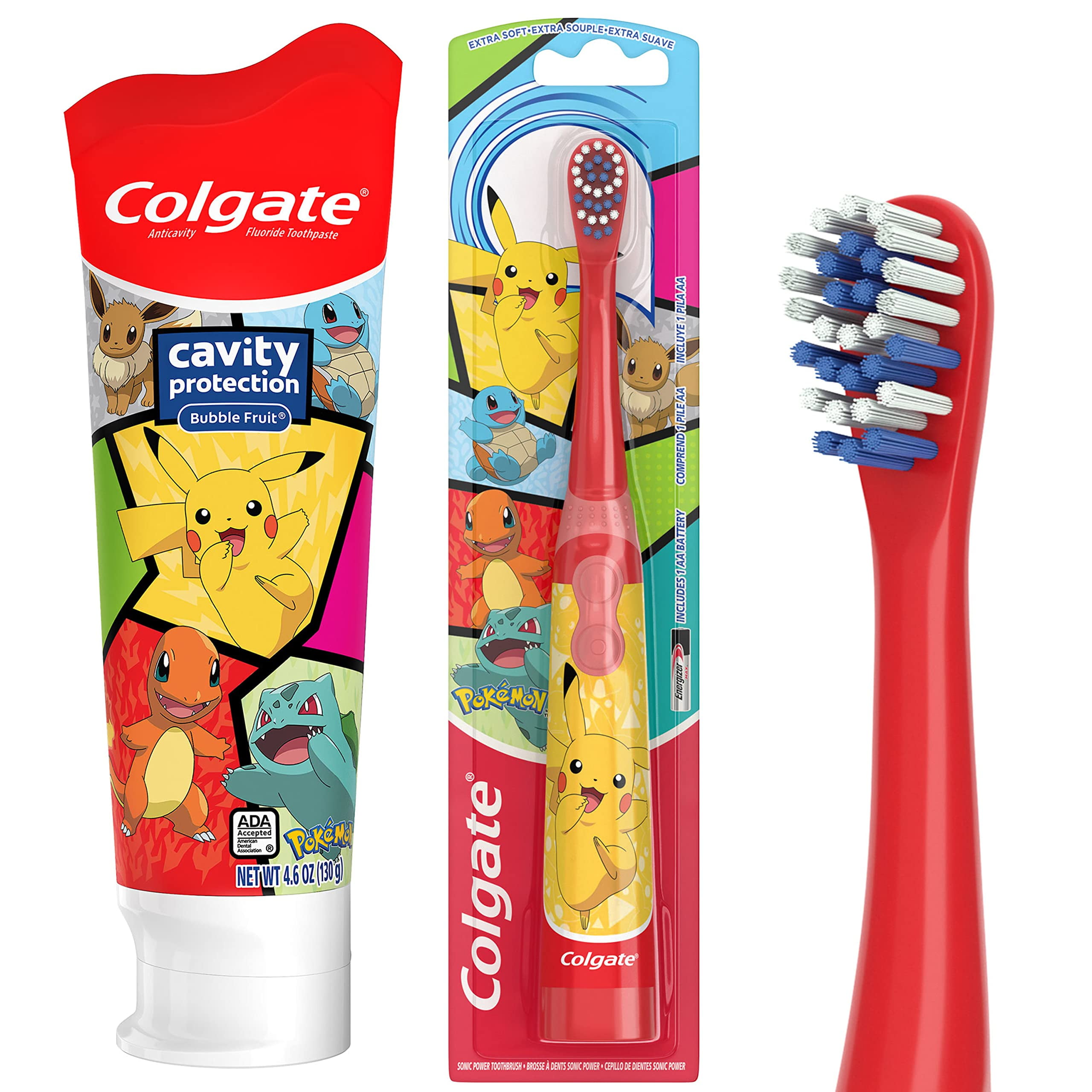 Colgate Kids Pokémon Manual Toothbrush And Toothpaste Bundle - Walmart.com