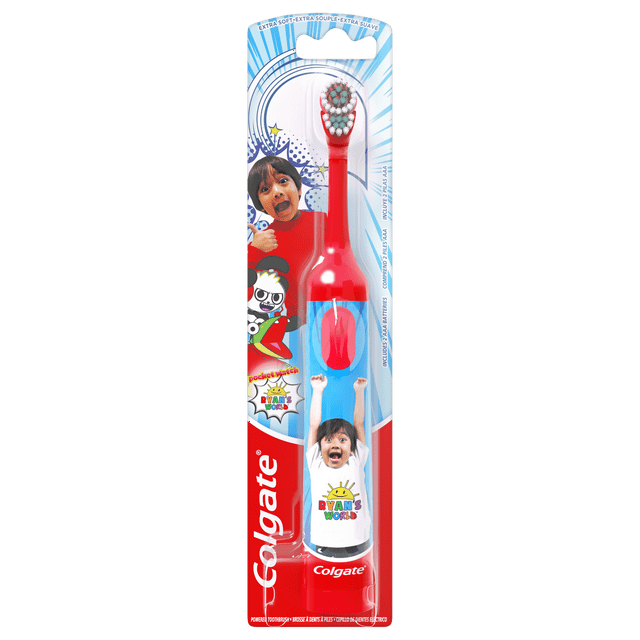Colgate Kids Ryan's World Battery Electric Toothbrush - Walmart.com