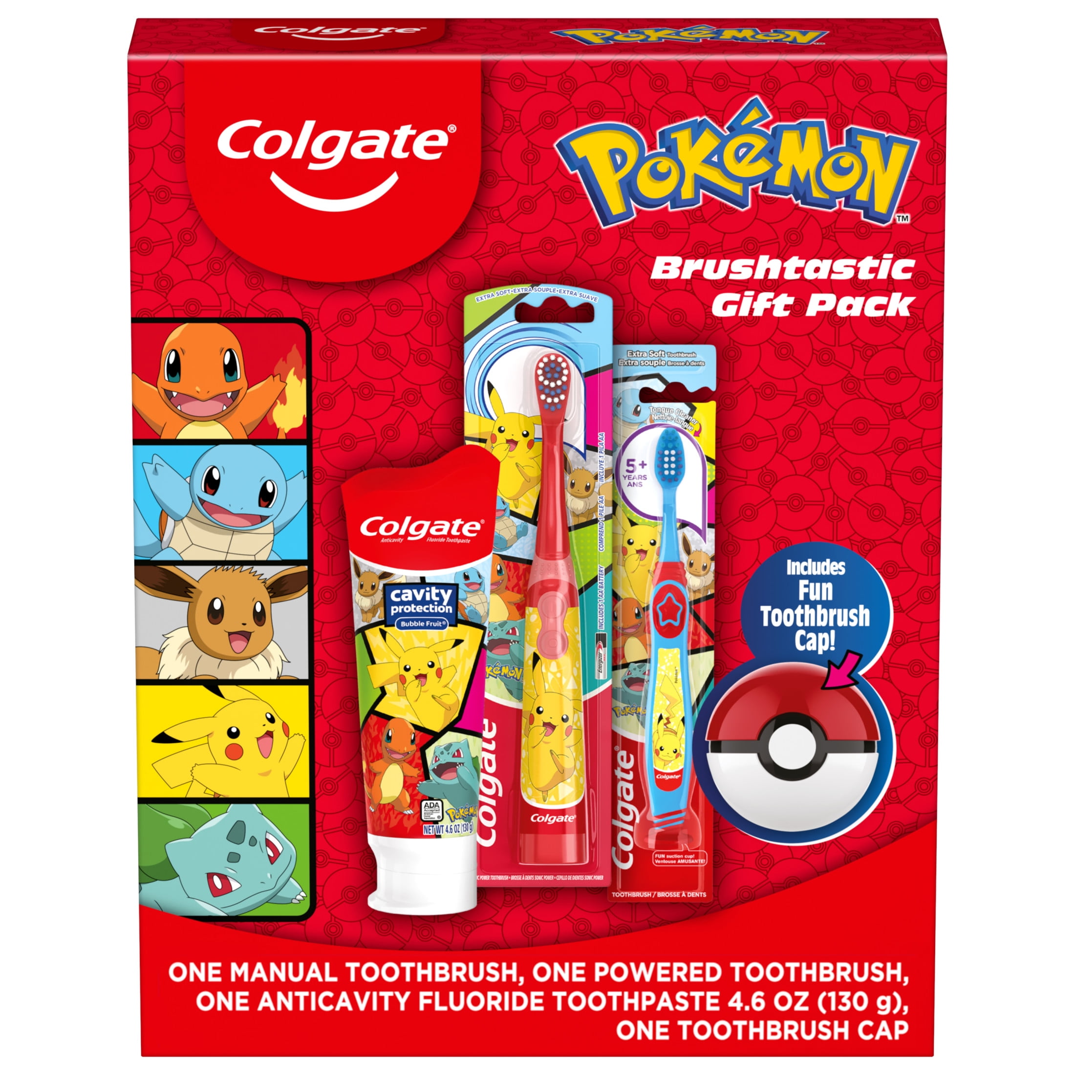 Colgate Kids Toothbrush Set with Toothpaste, Manual and Power ...