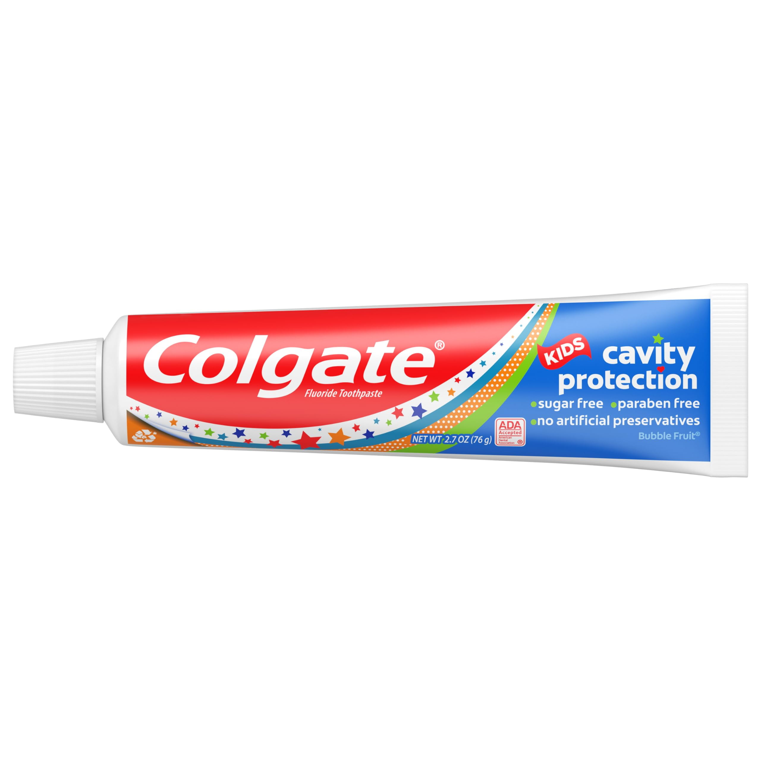 Colgate Kids Toothpaste Cavity Protection, Bubble Fruit, 2.7 Ounces ...