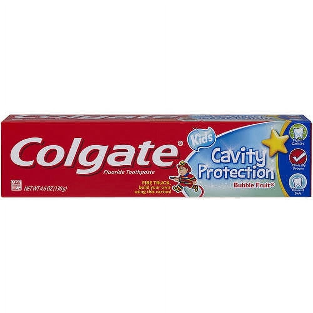 Colgate, Kids Toothpaste, Bubble Fruit 4.6 oz, Cavity Protection ...