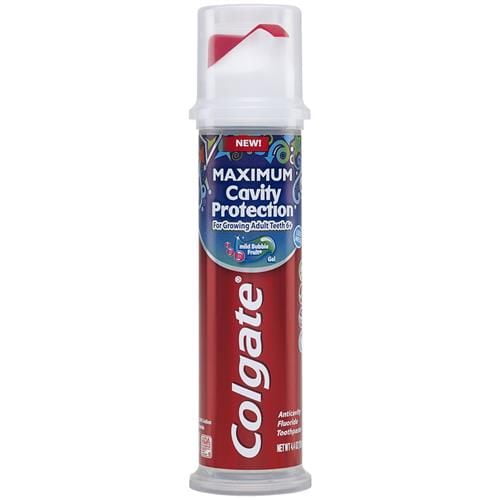 Colgate Kids Toothpaste Pump, Maximum Cavity Protection, 4.4 Ounces ...