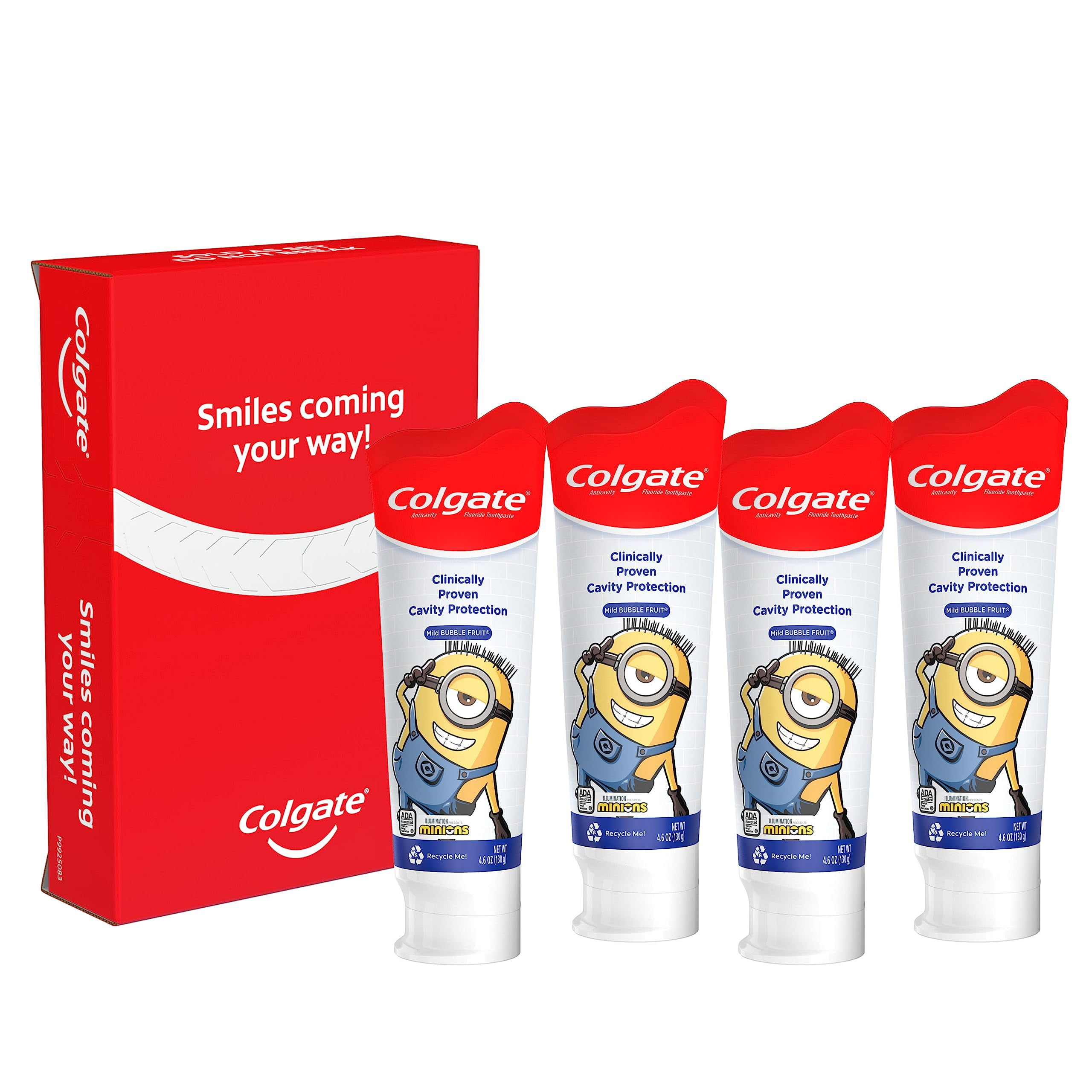 Colgate Kids Toothpaste with Anticavity Fluoride, Minions, ADA-Accepted ...