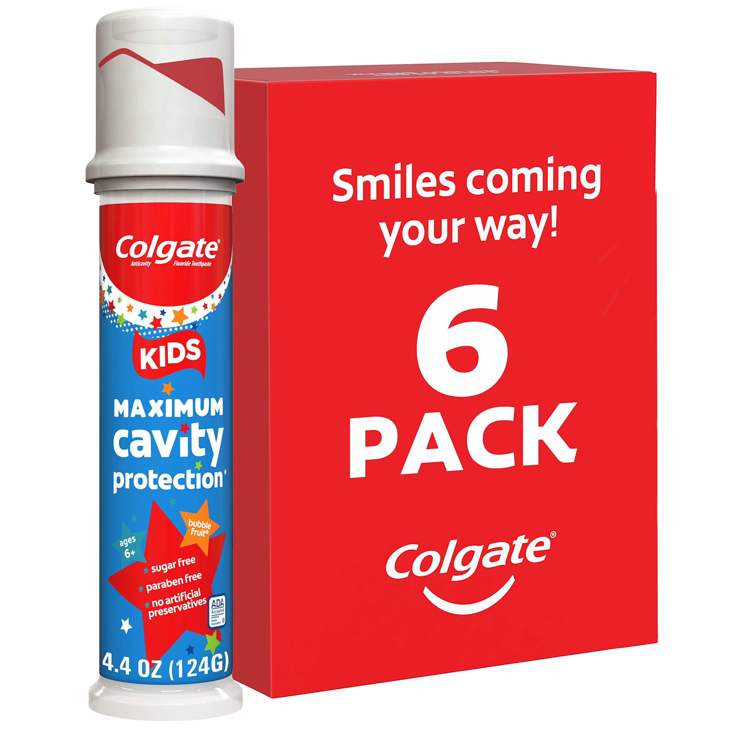 Colgate Kids Unicorn Toothpaste Pump, 4.4 Ounce,REMCR6 Pack - Walmart.com