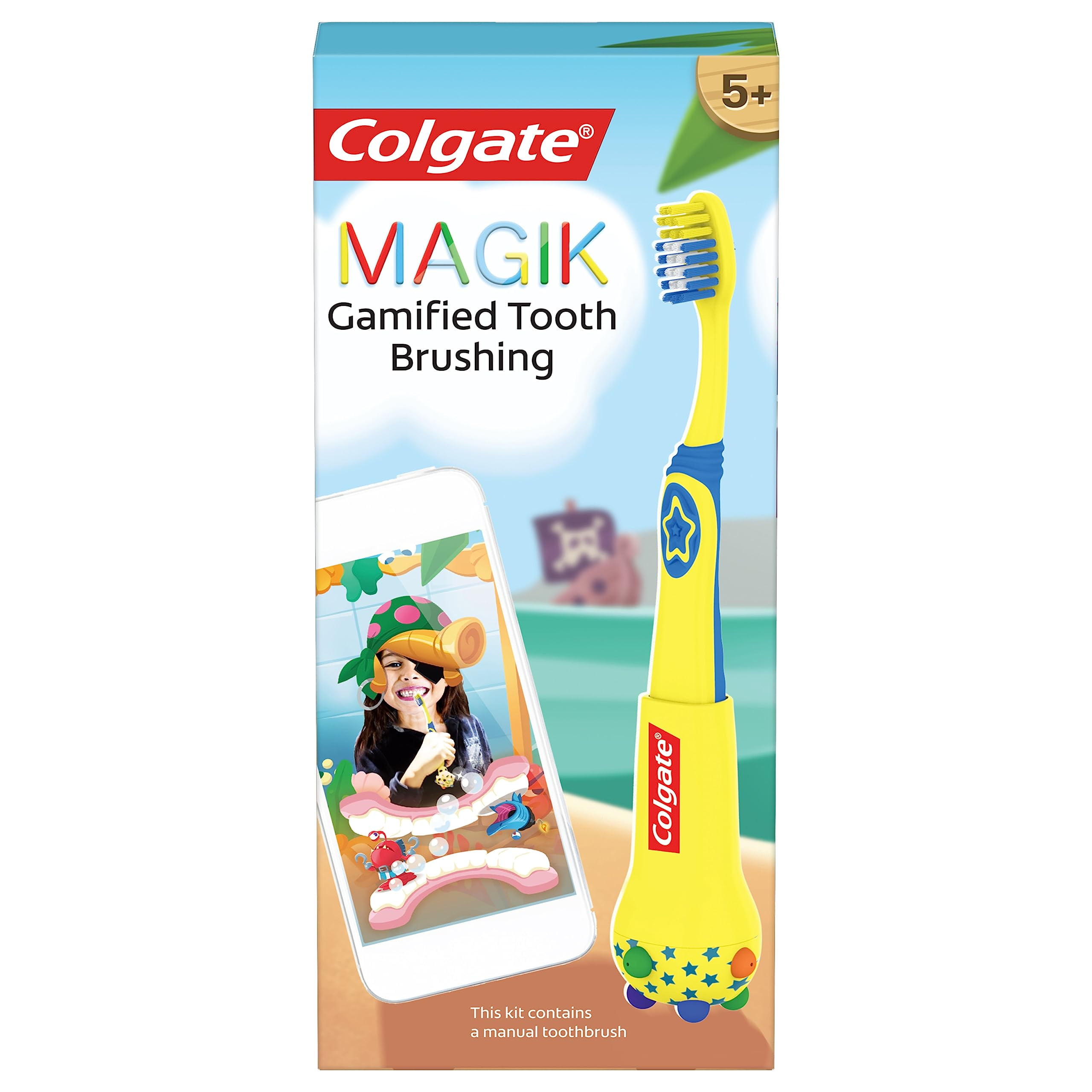 Colgate Magik Smart Toothbrush For Kids, Kids Toothbrush Timer With Fun ...