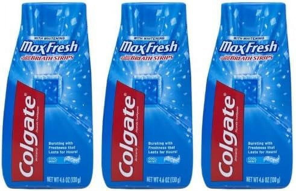 Colgate Max Fresh Liquid Toothpaste With Mini Breath Strips, Cool Mint ...