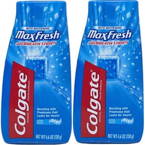 Colgate Toothpaste MaxFresh Clean Mint 4.6 oz with Long-Lasting Fresh ...