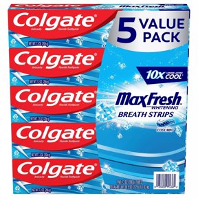 Colgate Cavity Protection Toothpaste, Fluoride, Regular Flavor, 8oz, 5 ...