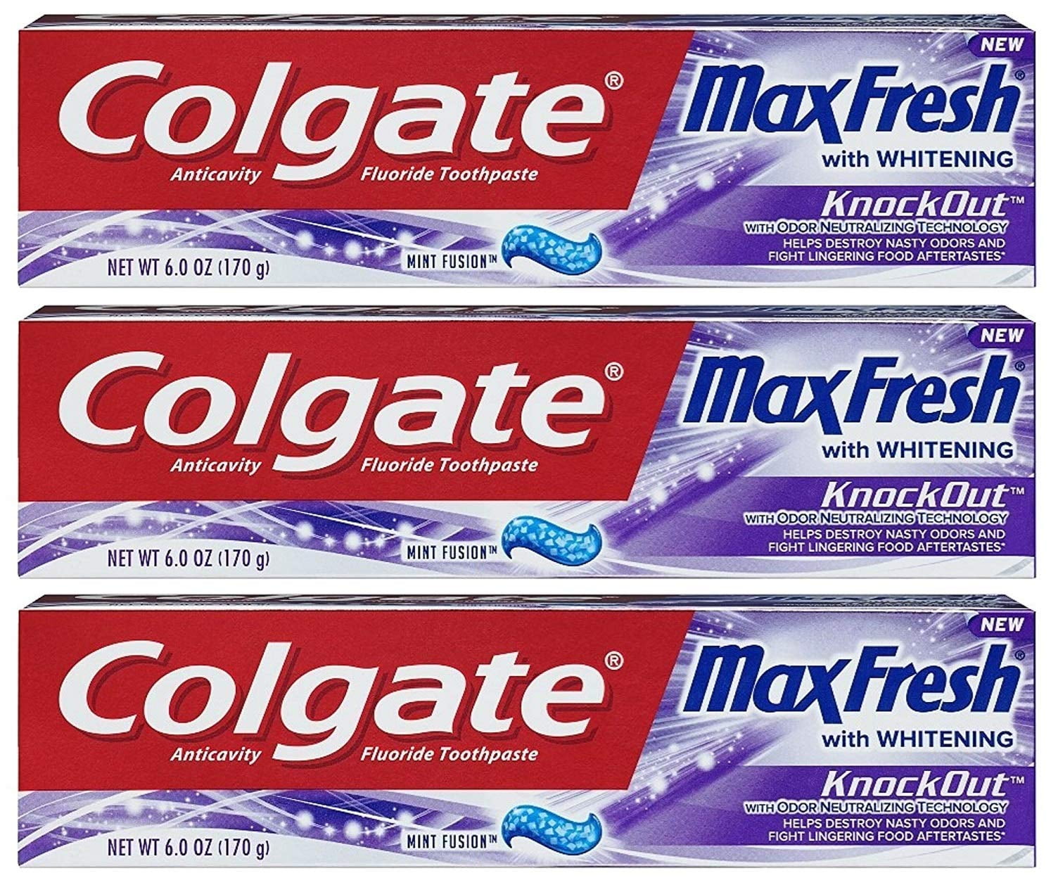 Colgate Max Fresh Toothpaste - Knockout - With Odor Neutralizing ...