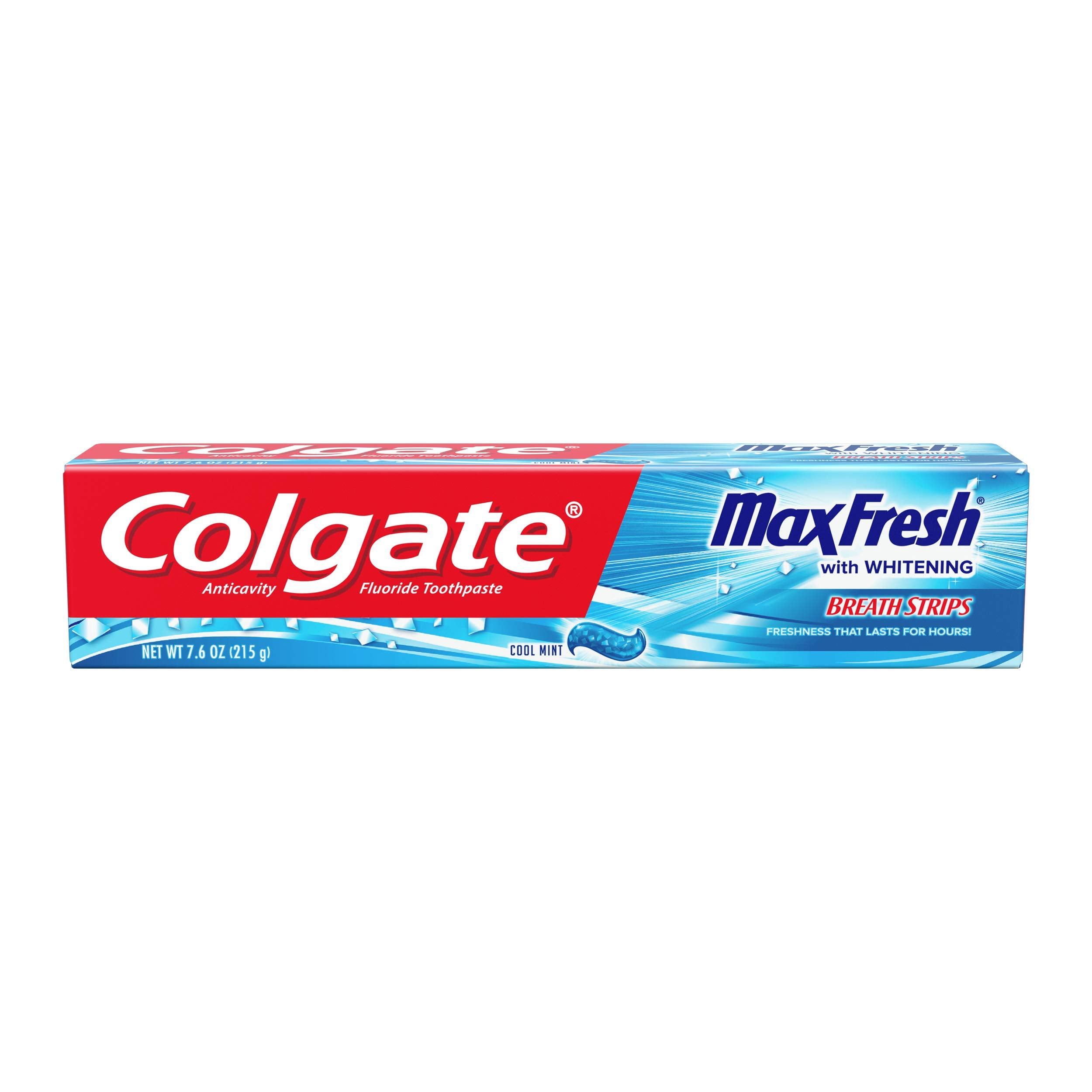 Colgate Max Fresh Toothpaste With Mini Breath Strips, Cool Mint (Exp ...