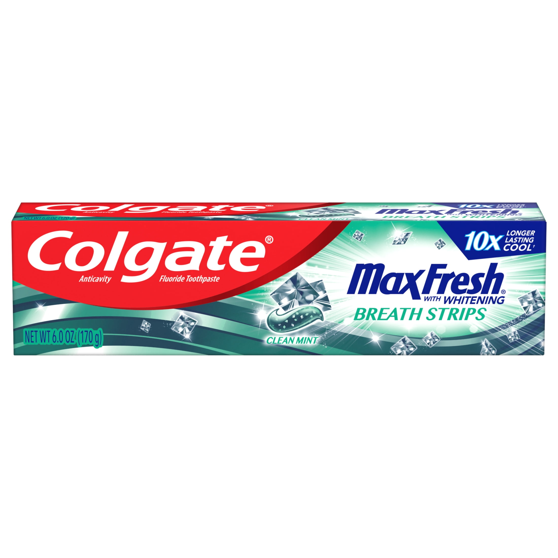 Colgate Max Fresh Clean Mint Toothpaste - 6 ounce, Mouth Health Flavor ...