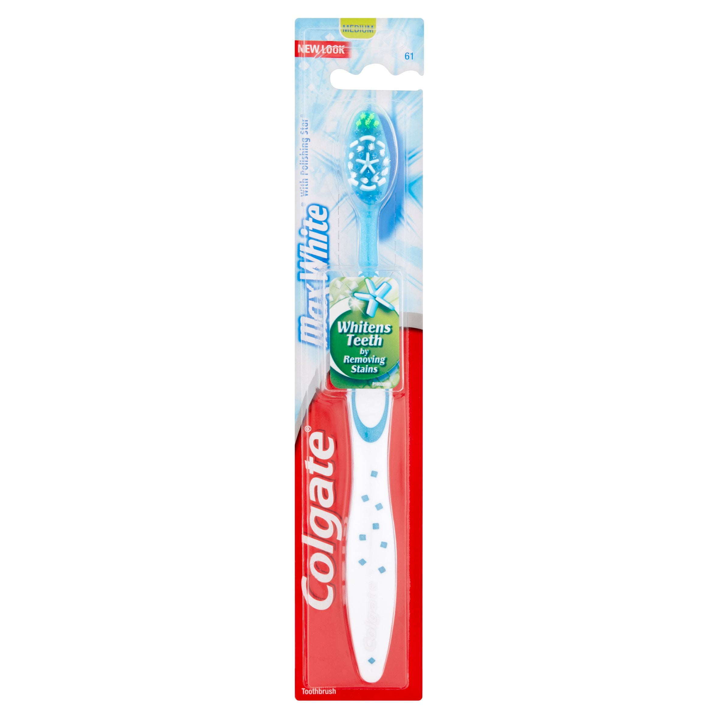 Colgate Max White Full Head Toothbrush, Medium 1 ea - Walmart.com