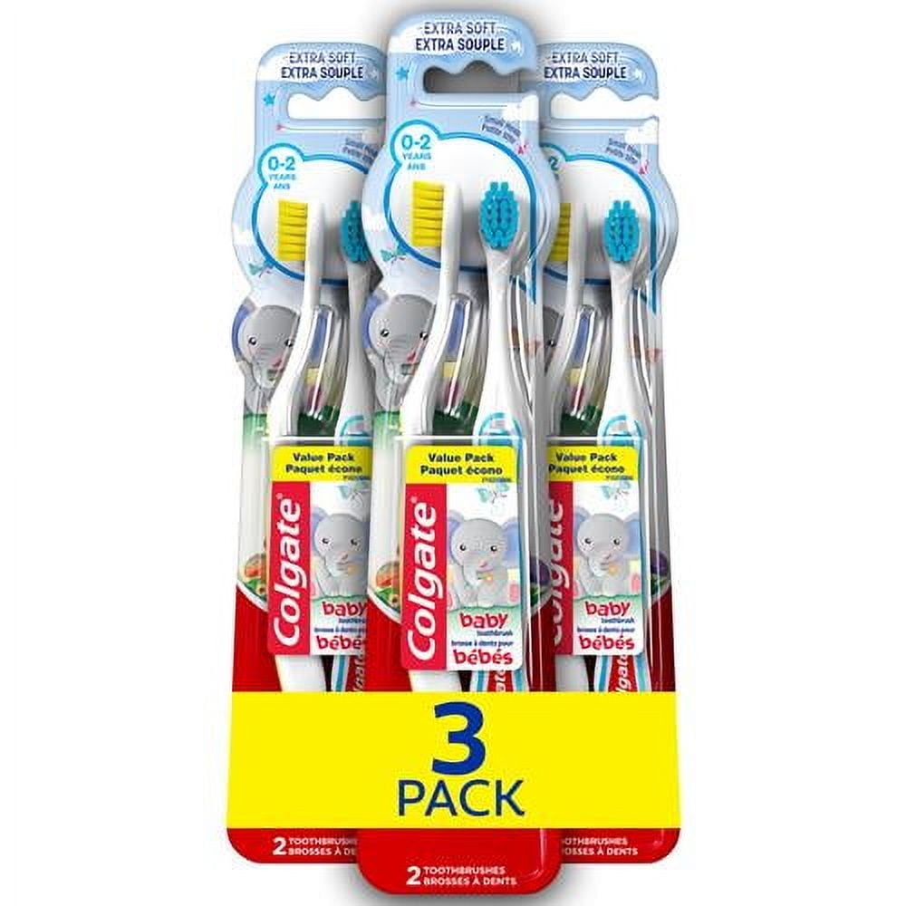 Colgate My First Baby And Toddler Toothbrush, Extra Soft Toothbrush, 6 ...