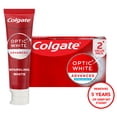 Colgate Optic White Advanced Sparkling White Toothpaste, Mint, 2 Pack ...