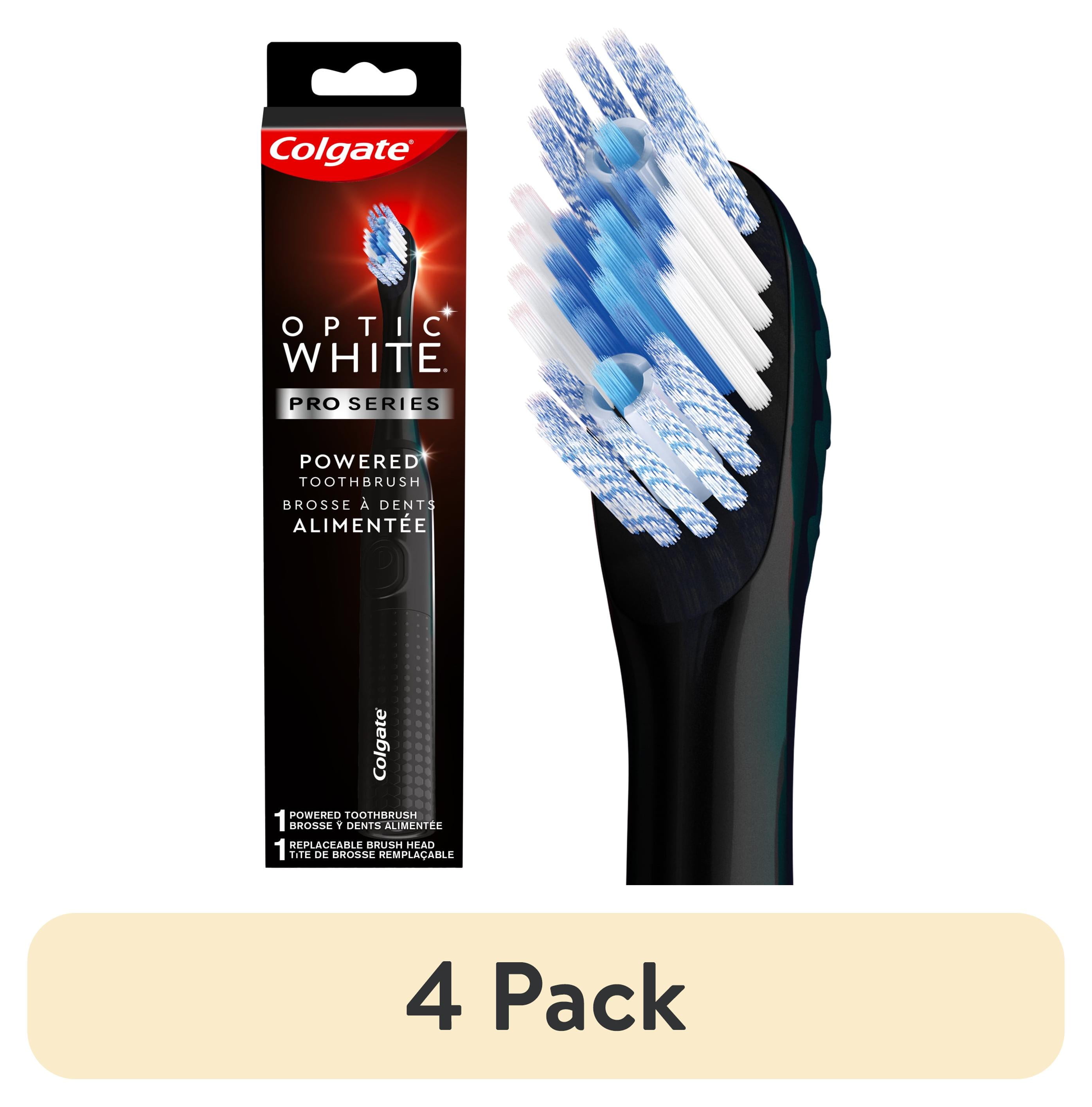 (4 pack) Colgate Optic White Pro Series Sonic Battery Powered ...