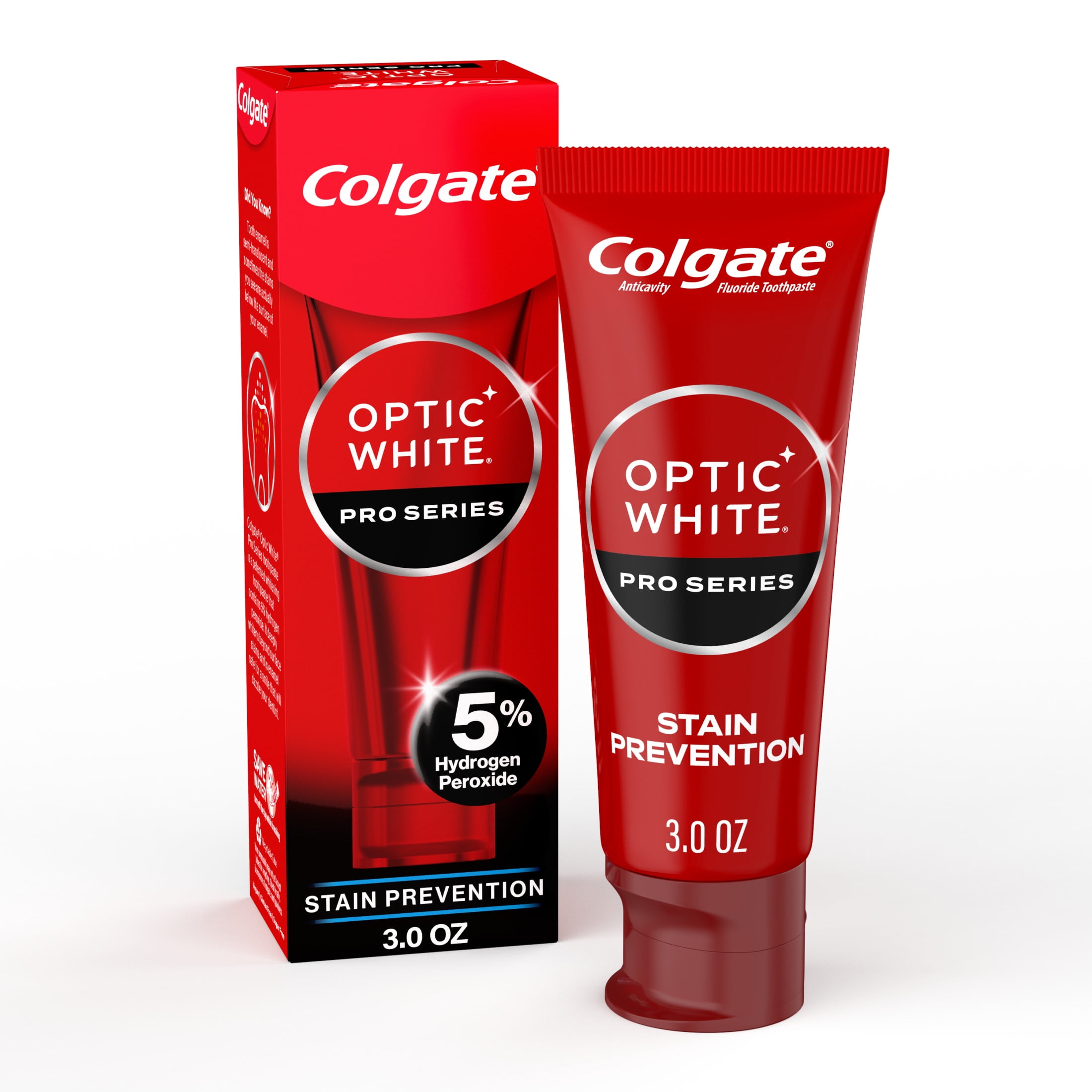 Colgate Optic White Pro Series Stain Prevention Hydrogen Peroxide ...