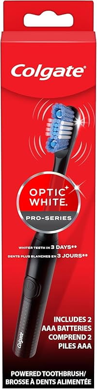 Colgate Optic White Pro-Series Whitening Battery Operated Toothbrush ...