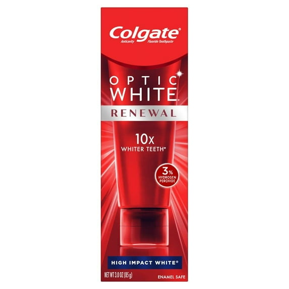 Colgate Optic White Renewal Toothpaste (Pack of 3) - Walmart.com