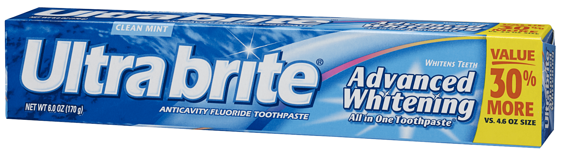 Colgate Palmolive Ultrabrite Advanced Whitening Toothpaste, 6 Ounce ...