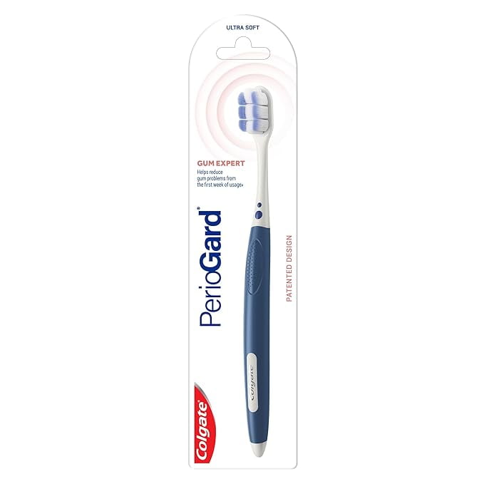 Colgate Periogard Gum Expert Toothbrush - Ultra Soft Manual Toothbrush ...