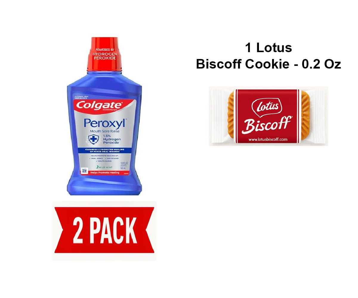 Colgate Peroxyl Antiseptic Mouthwash And Mouth Sore Rinse, 1.5% ...