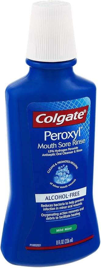 Colgate Peroxyl Mouth Sore Rinse Alcohol-Free Mild Mint - Walmart.com