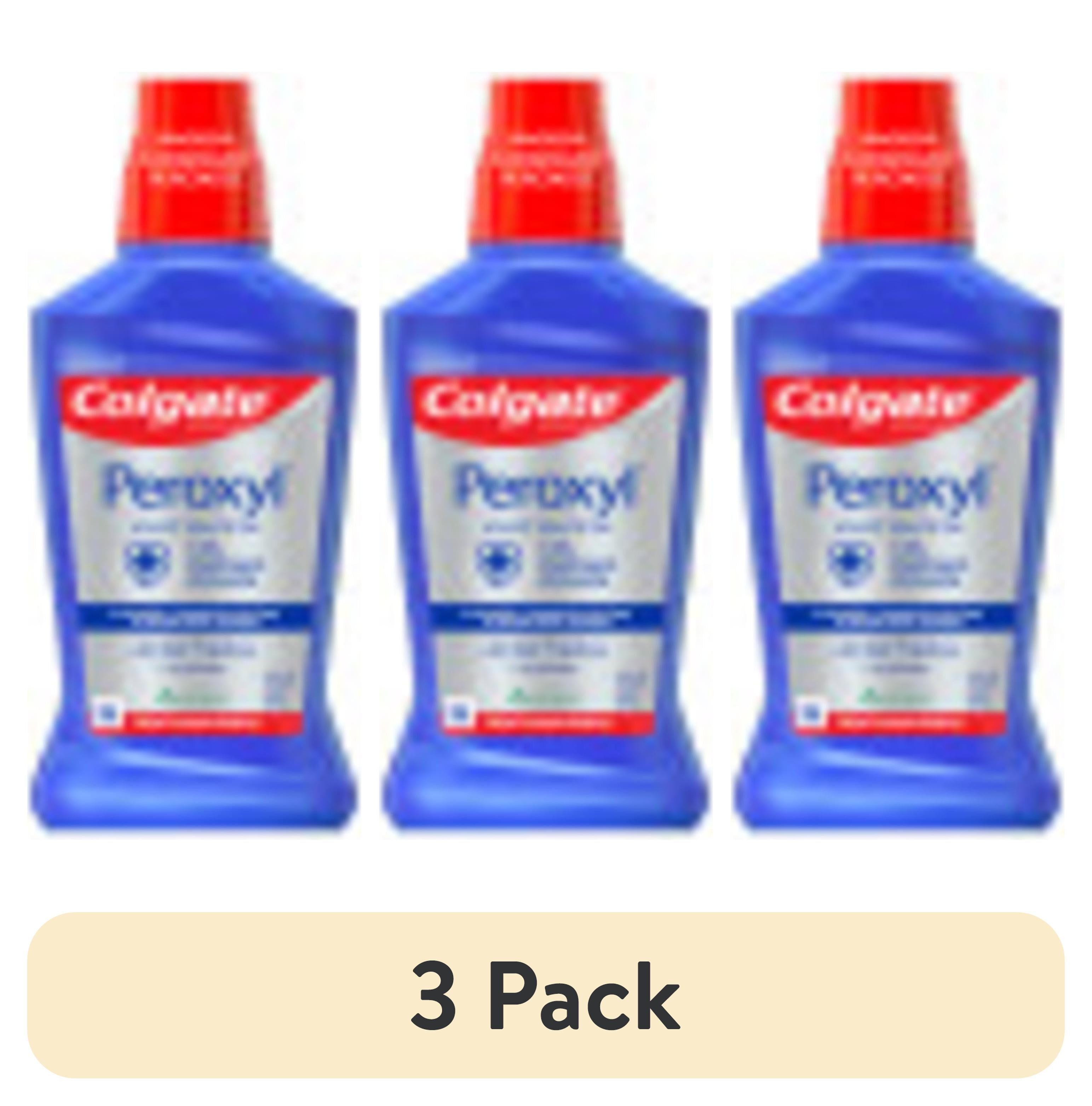 (3 pack) Colgate Peroxyl Mouth Sore Rinse Wash, 1.5% Hydrogen Peroxide ...