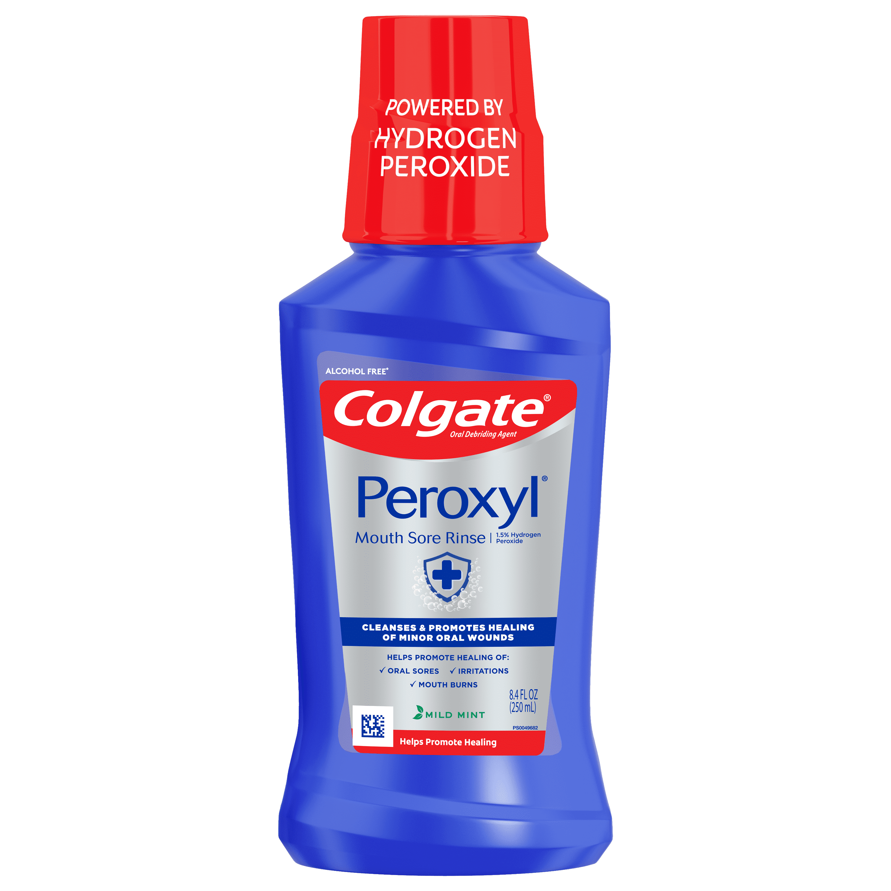 Colgate Peroxyl Mouthwash, Mild Mint, Oral Health Rinse for Gum ...
