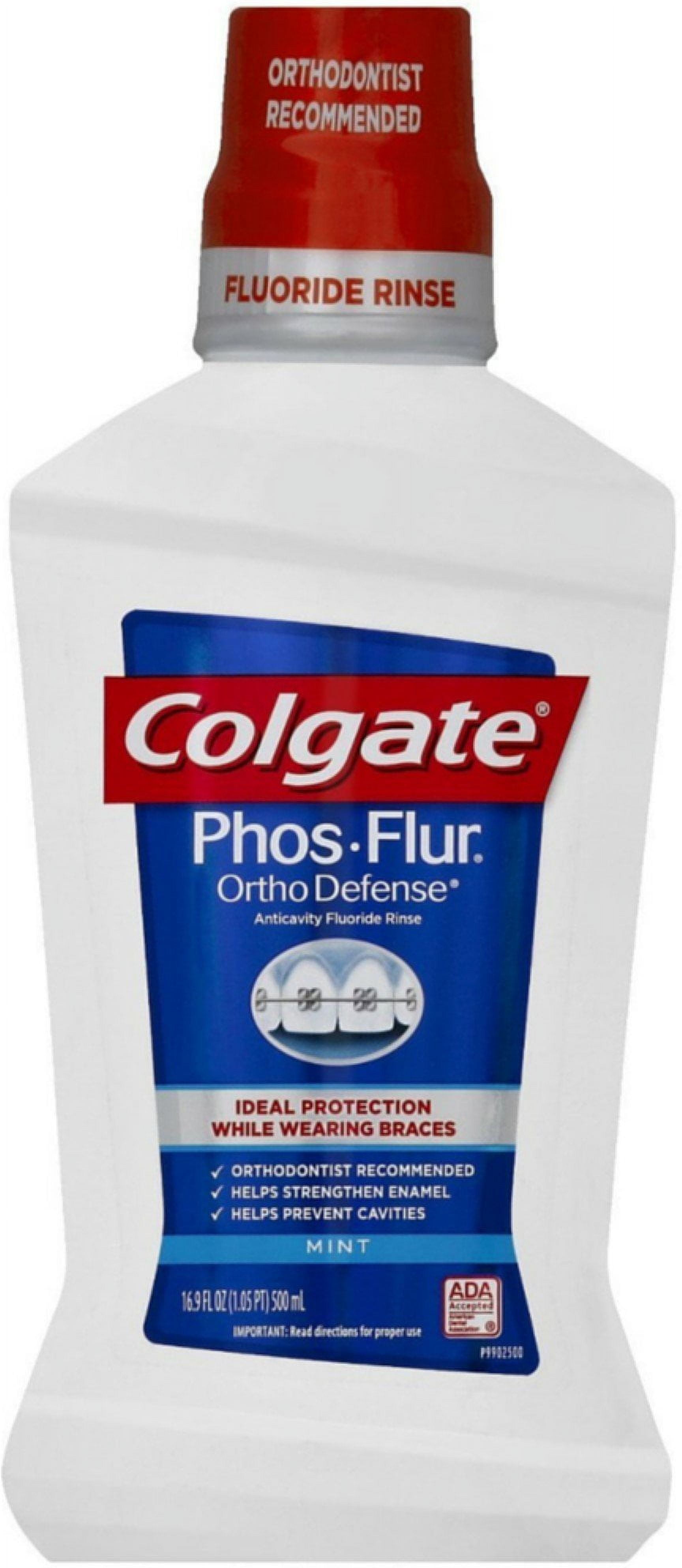 Colgate Phos-Flur Anti-Cavity Fluoride Rinse Mint 16 Oz (Pack Of 6 ...