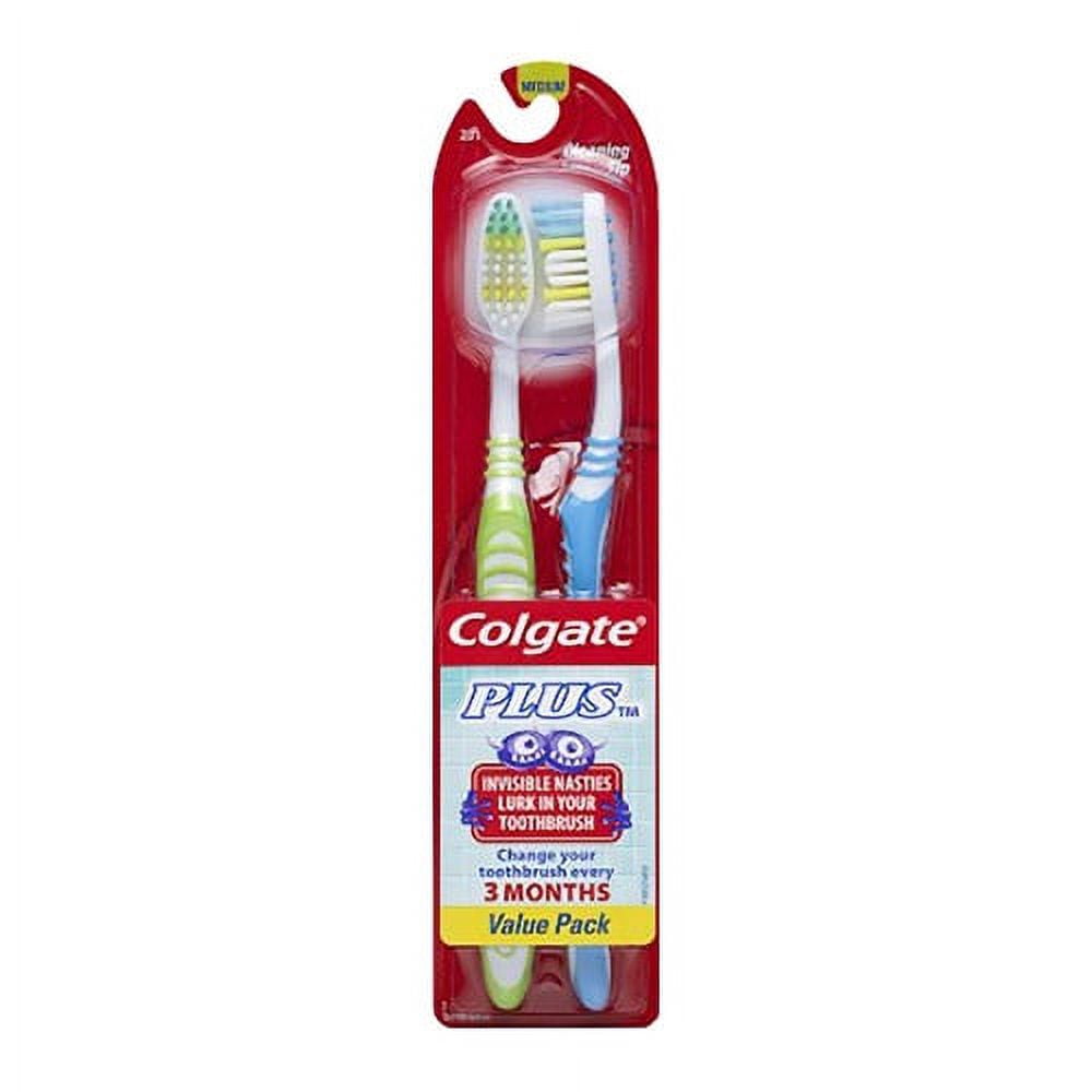 Colgate Plus with Invisible nestles Lurk in your Toothbrush, Value Pack ...