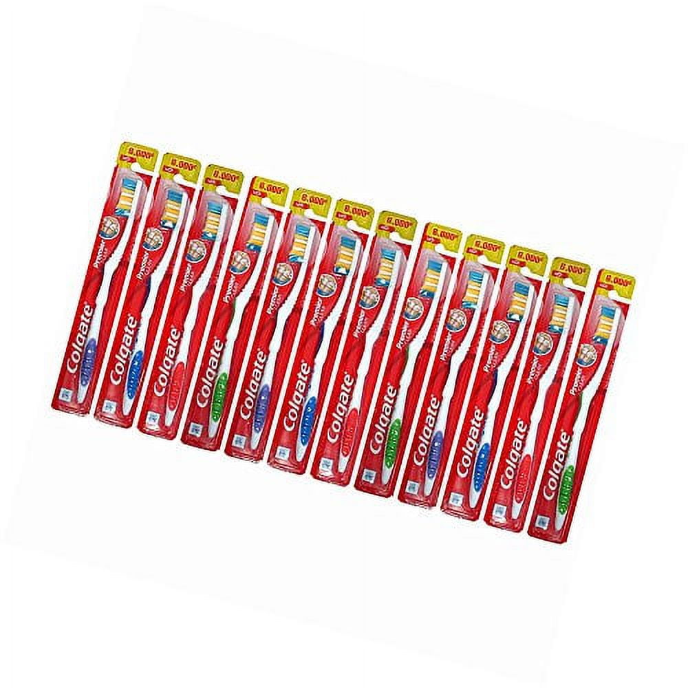 Colgate Premier Classic Clean Medium Toothbrush (Card of 12) - Walmart.com