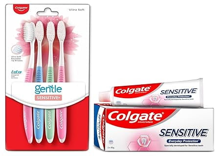 Colgate Sensitive Everyday Protection Toothpaste, Twin Pack Of 160g ...