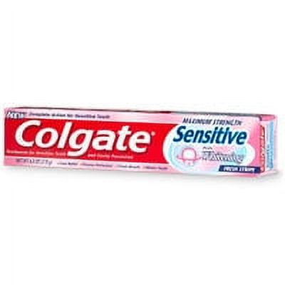 Colgate Sensitive Maximum Strength Sensitive Toothpaste, Plus Whitening ...