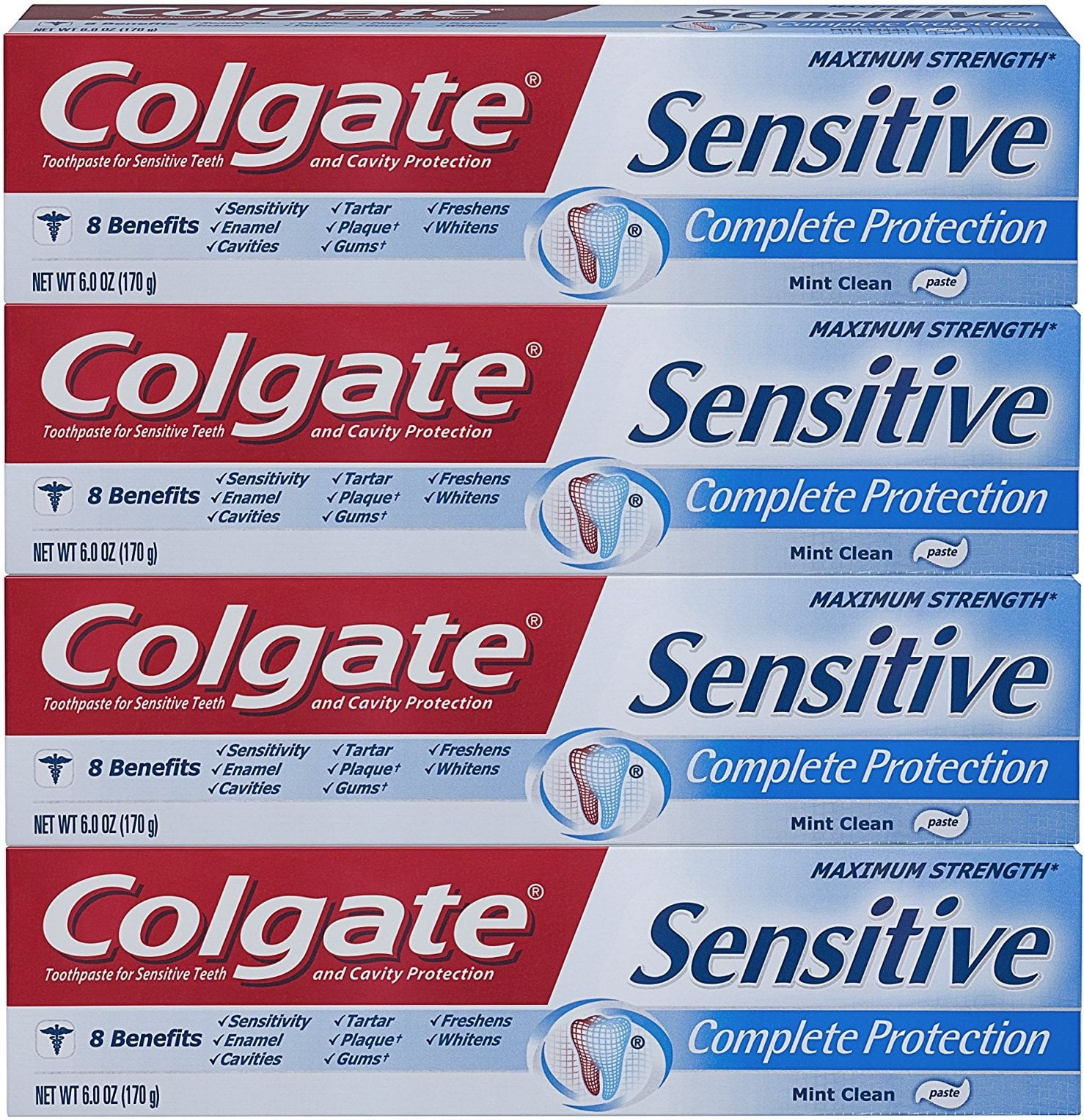 Colgate Sensitive Toothpaste Maximum Strength - Complete Protection ...
