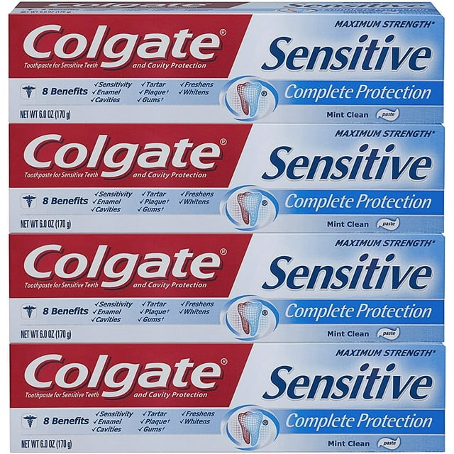 Colgate Sensitive Toothpaste Maximum Strength - Complete Protection ...
