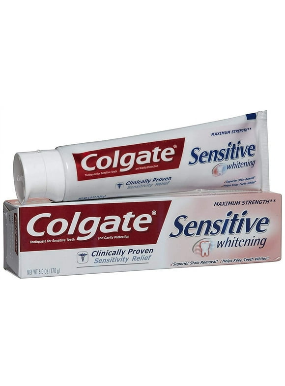 Colgate Sensitive Toothpaste in Colgate Toothpaste - Walmart.com
