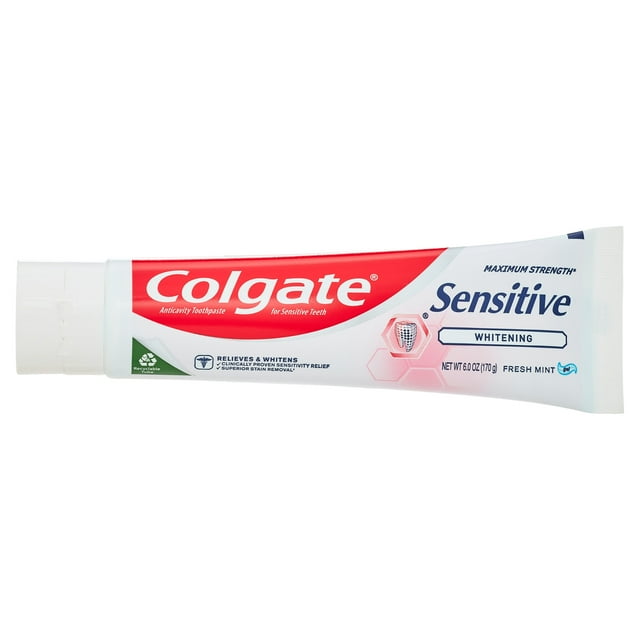 Colgate Sensitive Whitening Toothpaste, Sensitive Teeth Toothpaste ...