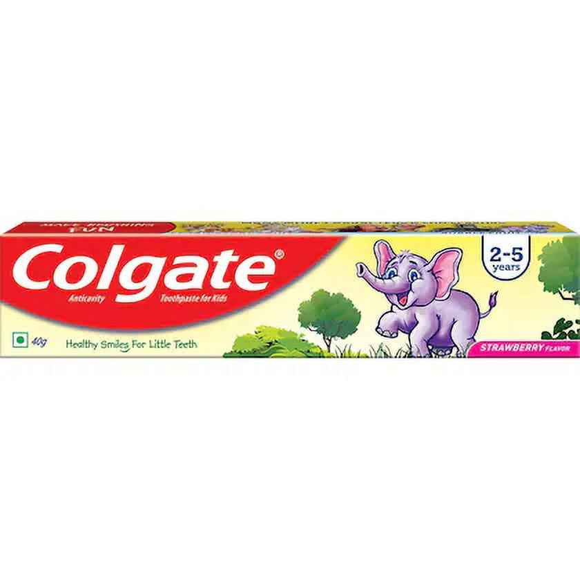 Colgate Strawberry Flavor Kids Toothpaste 40 g (2-5 Years) - Walmart.com