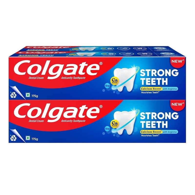 Colgate Strong Teeth, 700g (175g X 4), India’s No: 1 Toothpaste Brand ...