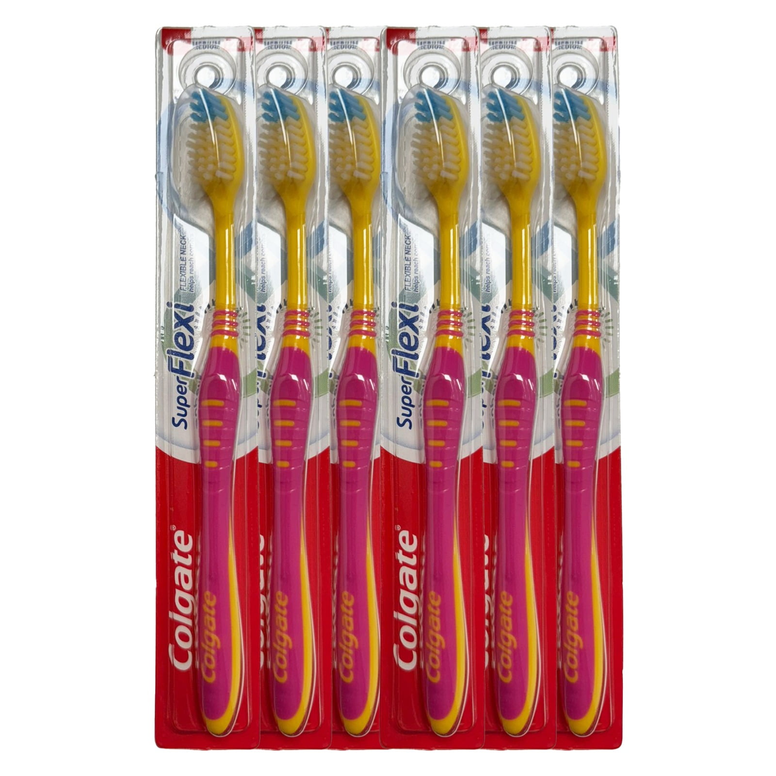 Colgate Super Flexi Medium Toothbrush - Superior Cleaning and Comfort ...