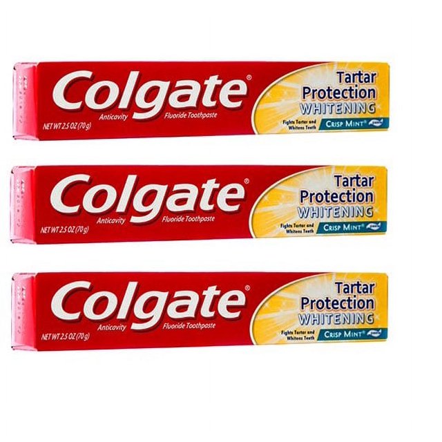 Colgate Tartar Control Whitening Toothpaste, 2.5 Ounce, Pack of 3 ...