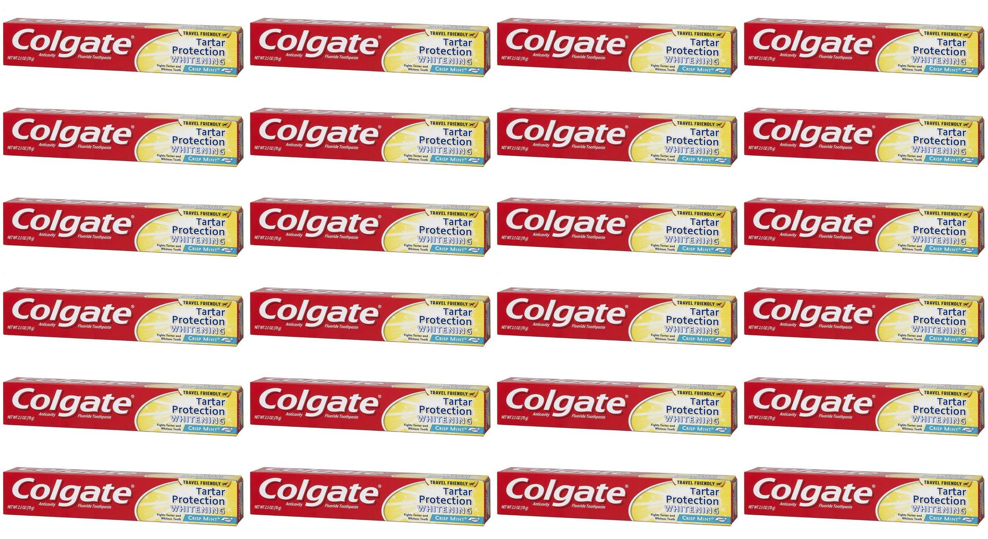Colgate Tartar Protection Fresh Mint Toothpaste, Whitening, Travel Size ...