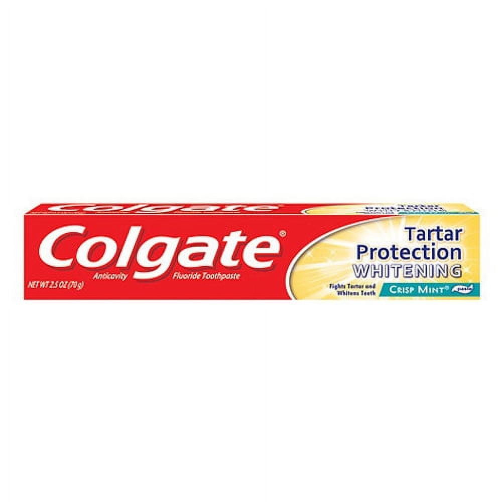 Colgate Tartar Protection Whitening Toothpaste, Crisp Mint, 2.5 Oz ...