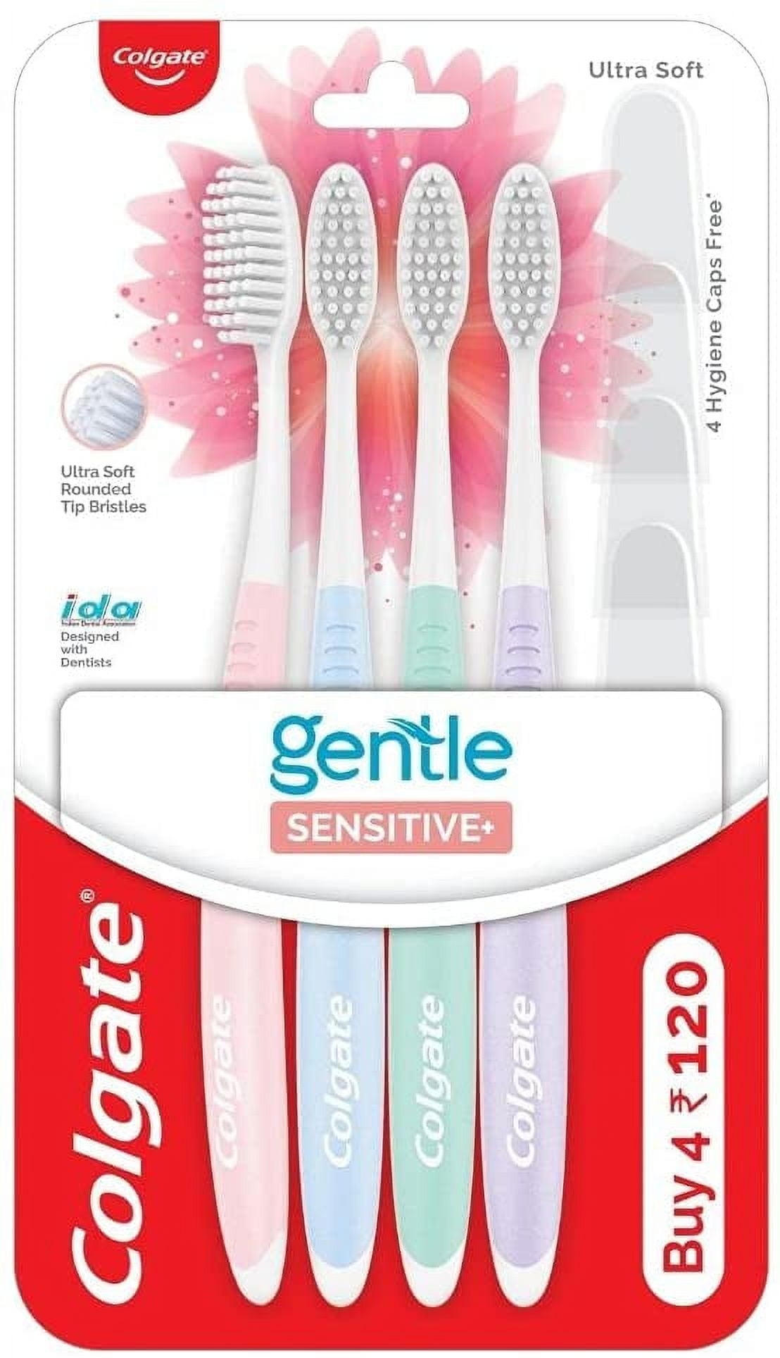 Colgate Toothbrush Sensitive, Pack of 4 Brushes - Walmart.com
