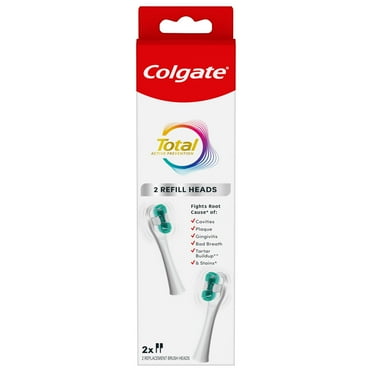 Colgate 360 Power Charcoal Replacement Toothbrush Heads, Works with Any ...