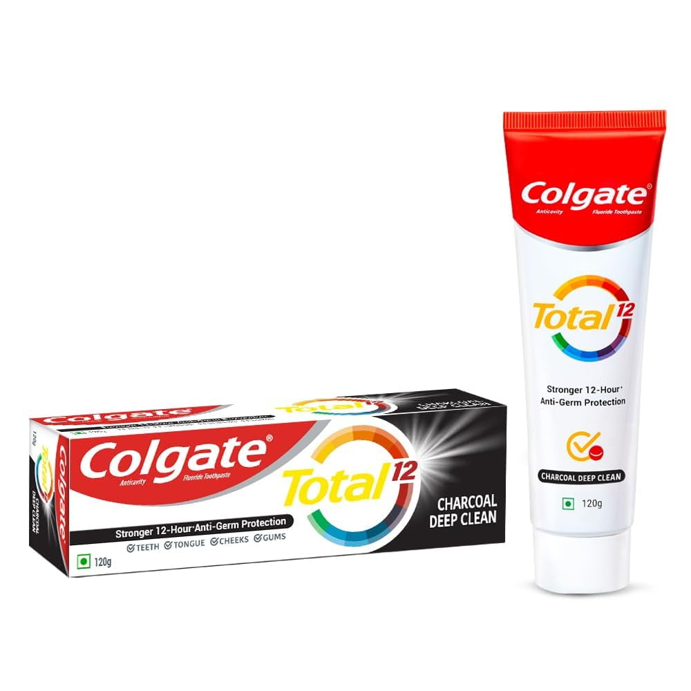 Colgate Total Charcoal Deep Clean Toothpaste 120Gm Packaging May Vary ...
